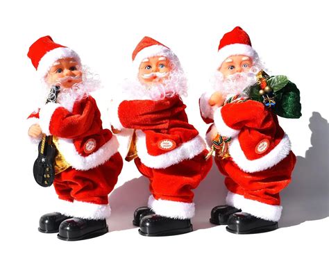 Electric Musical Santa Toy Dancing And Singing Xmas T For