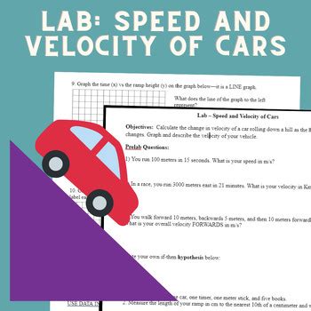 LAB Integrated Physics Chem Physics Speed Velocity Of Cars Lab