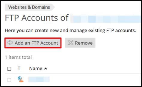 How To Create FTP Accounts In Plesk