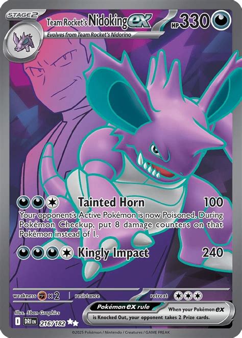 Nidoking Ex Destined Rivals Pokemoncard