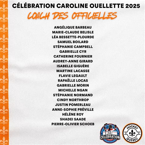 Célébration Caroline Ouellette Un événement Majeur Pour Larbitrage
