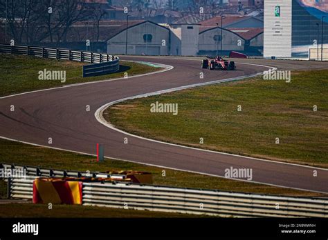 Carlos Sainz Driving The New Ferrari Sf 23 For The 2023 F1 Season On