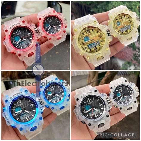 Casio G Shock Couple Set Analog Digital Water Proof 100 Shock