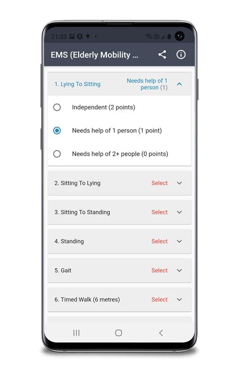 Elderly Mobility Scale Ems Apk للاندرويد تنزيل