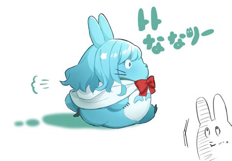 02rinka Totoro Tonari No Totoro Highres Animal Animalization Blue