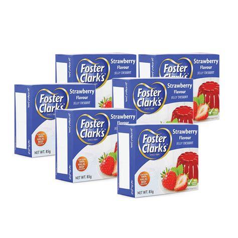 Foster Clark Jelly Dessert Strawberry 6 X 85 G Online At Best Price