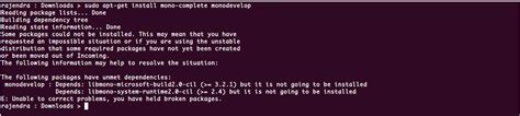 Binary I Cound Not Able To Install Monodevelop In Ubuntu 1404 Stack Overflow