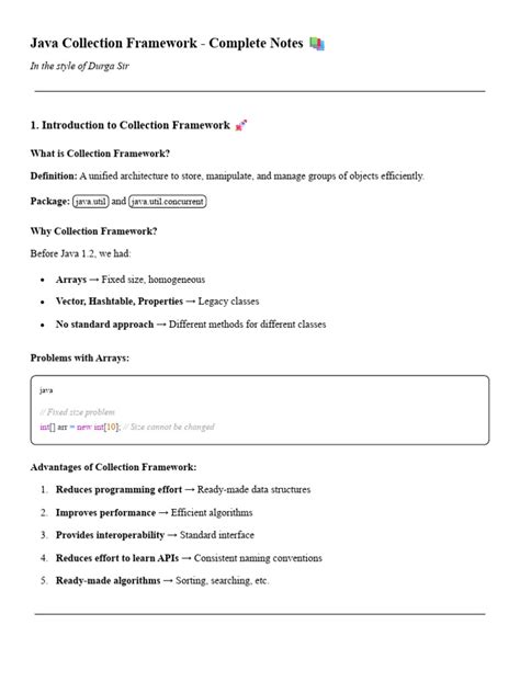 Java Collection Framework Overview Pdf Queue Abstract Data Type