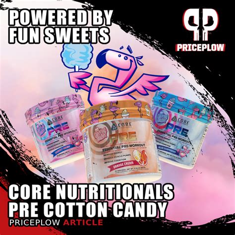 Core Pre Core Nutritionals Essential Pre Workout Powered By Fun Sweets