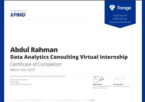 Certifications