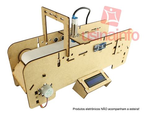 Esteira Arduino Em Mdf Para Projetos R 156 69 Em Mercado Livre