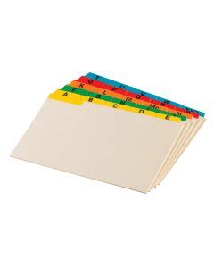 Manila Dividers Dividers Index Cards