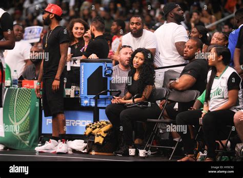 Nicki Minaj Attends The BET Experience Sprite Celebrity Basketball Game At The Los Angeles
