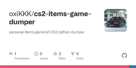 GitHub OxiKKK Cs Items Game Dumper Personal Items Game Txt CS Python Dumper
