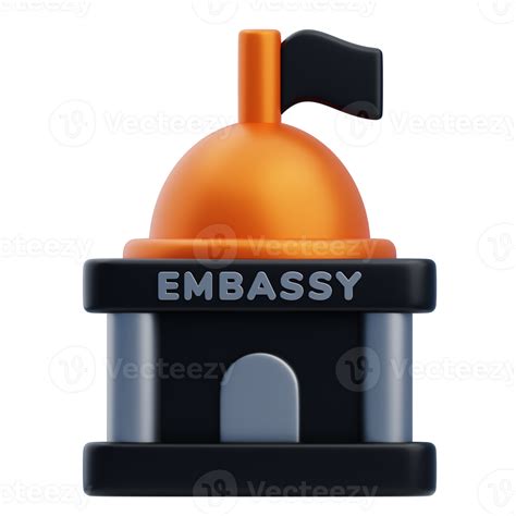 Embassy Office 3d Icon Embassy Building 3d Icon 48125558 Png