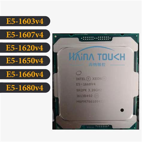 Original Xeon E5 1603v4 1607v4 1620v4 1650v4 1660v4 1680v4 Cpu 28ghz