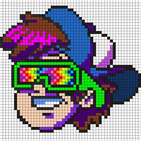 Dippy Fresh Gravity Falls Perler Bead Pattern Bead Sprites Characters Fuse Bead Patterns