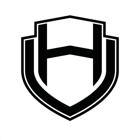 Hu Logo Monogram Vintage Design Template 16570981 Vector Art At Vecteezy