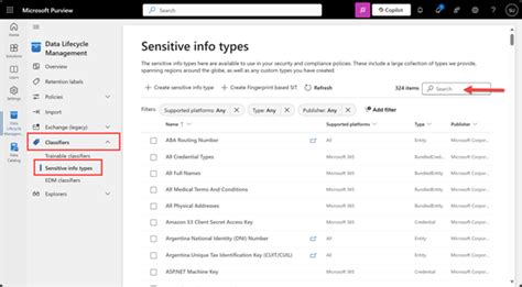 testing sensitive information types in microsoft purview ciaops