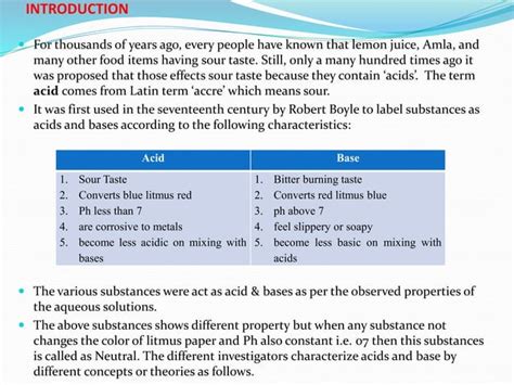 Pharmaceutical Inorganic Chemistry -B Pharmacy First Year -First semester -PIC PPT 5-Acid,Bases ...