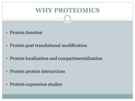 Proteomics Scope And Its Importance By Aniqa Atta Ppt