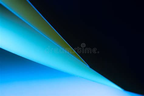 Colorful Abstract Curves In Shades Of Blue Tints Creating A Dynamic
