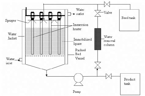 Schematic Diagram Of The Setup Of Pbr Use For The Esterification