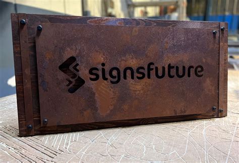 Rustic Sign Metal Sign Sign For Wall Sign For Office Business Sign
