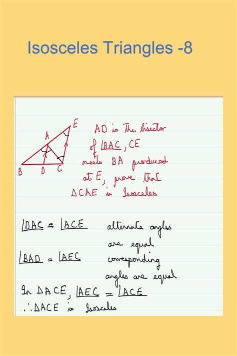 Isosceles Triangles Problem