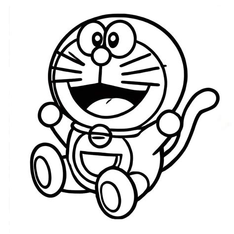Fise De Colorat Cu Doraemon Drăguţ Descărcați Imprimați Sau Colorați