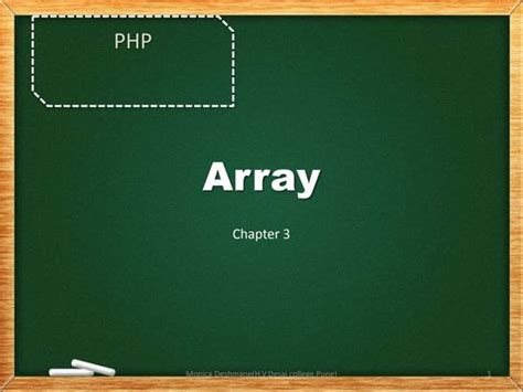Array Ppt