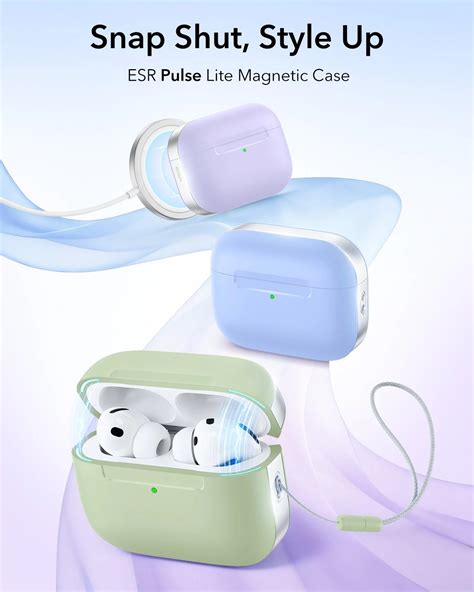 Light Green Airpods Pro 3 Pulse Lite Case Cover With Lanyard Esr