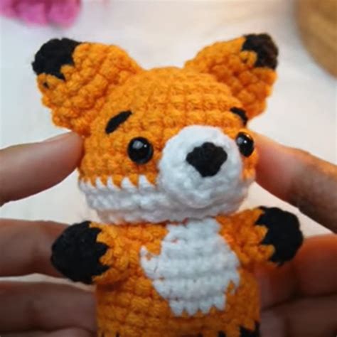 Crochet Fox Keychain Tutorial Old Library