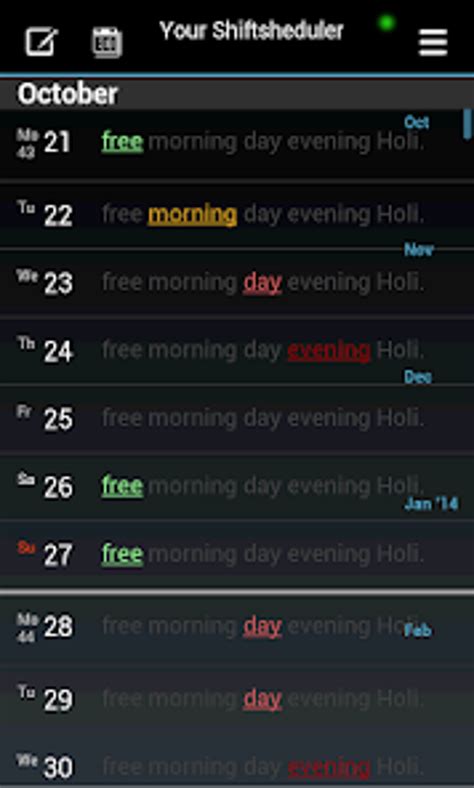 Your Shift Scheduler For Android Download