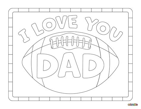 I Love You Dad Coloring Pages 20 Free Pages Colorable