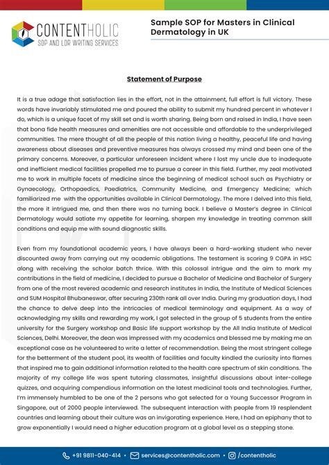 Sop Samples Formats For The Uk Universities And Visa 2025