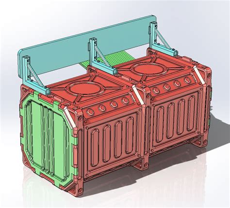 ⚔ Variable Container Workshop Kit For 28mm・ Stl File For ・cults