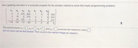 solved use a graphing calculator or a computer program for