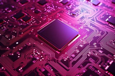 Premium Photo Microchip Vibrant