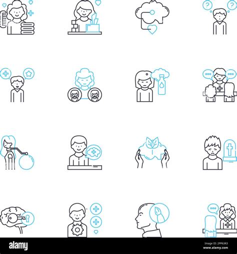 Kindness And Compassion Linear Icons Set Empathy Generosity Altruism