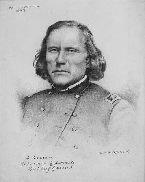 Kit Carson Amerikansk Frontiersman Og Officer Lex