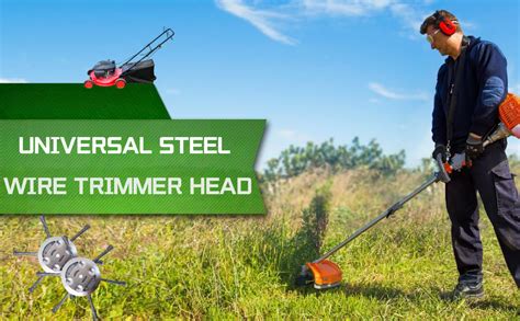 Universal Steel Wire Trimmer Head Steel Wire Wheel Grass
