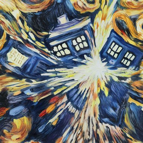 Exploding Tardis Blue Box Exploding Doctor Who Etsy