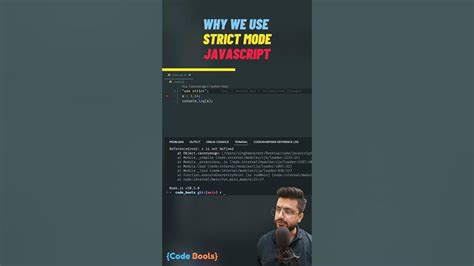 Why We Use Use Strict Mode In Javascript Javascript Use Strict Mode Shorts Youtube