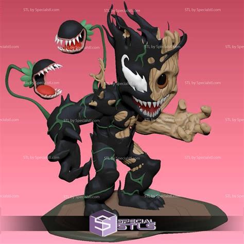 Chibi Stl Collection Venom Groot Stl Files Specialstl