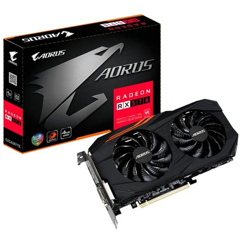 Gigabyte Aorus Vga Amd Rx 570 4gb Ddr5