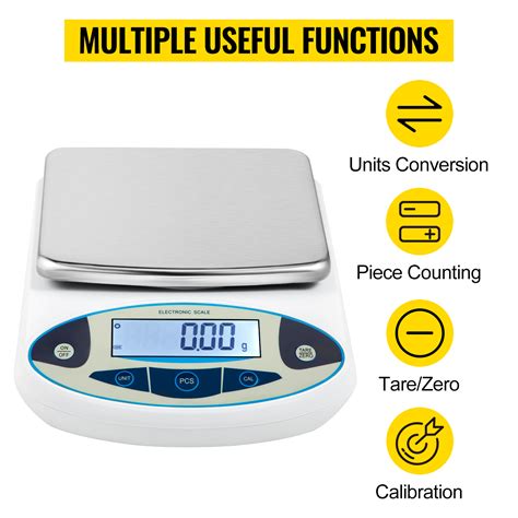 Vevor Lab Analytical Balance Digital Precision Scale 5000gx001g High