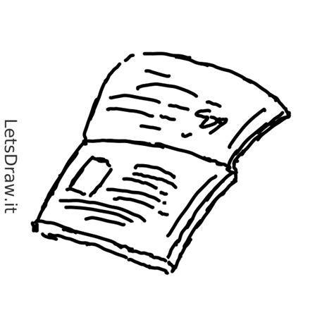 How To Draw Passport Letsdrawit