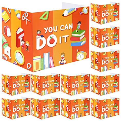 12 Pcs Privacy Boards Classroom Privacy Screen Bright Colored Desk