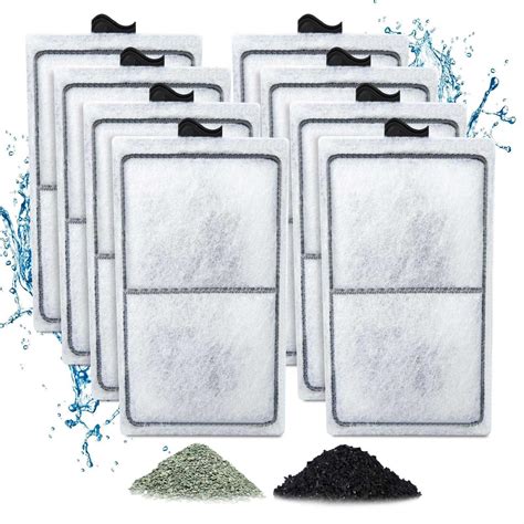 Zuqqony 8 Pack Pf S Filter Cartridges For Top Fin Silenstream Pf10